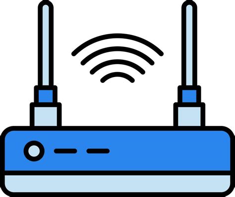 Wireless Router Icon In Blue Color 24456436 Vector Art At Vecteezy