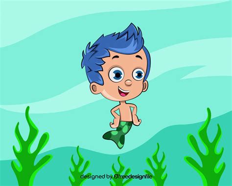 Gil Bubble Guppies Vector Free Download