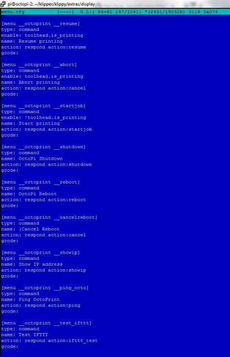 Implementation Of M118 For Custom Action Commands · Issue 845 · Klipper3d Klipper · Github