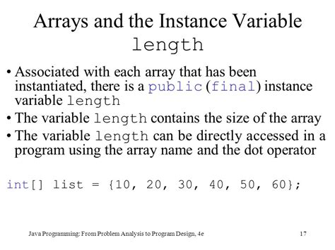 Java Programming From Problem Analysis To Program Design 4e Ppt