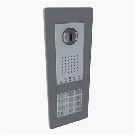 3d Model Intercom Videx