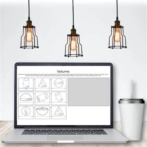 Volume Of Prisms Spheres Cones And Cylinders Puzzle Pixel Art 8th Grade