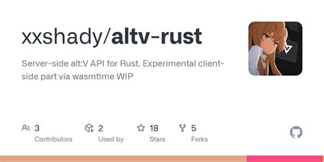 GitHub Xxshady Altv Rust Server Side Alt V API For Rust Experimental Client Side Part Via