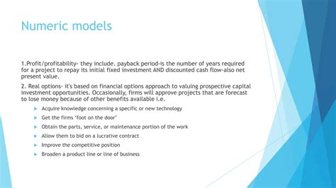 project selection in project management pptx