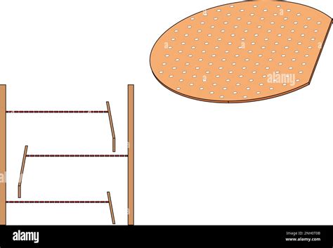 Sieve Tray Of A Distillation Column Stock Vector Image And Art Alamy