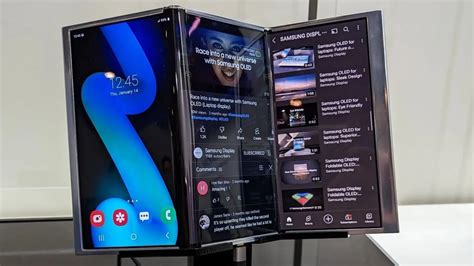 Smartphone Samsung Pliable à 3 Vantaux Du Nouveau