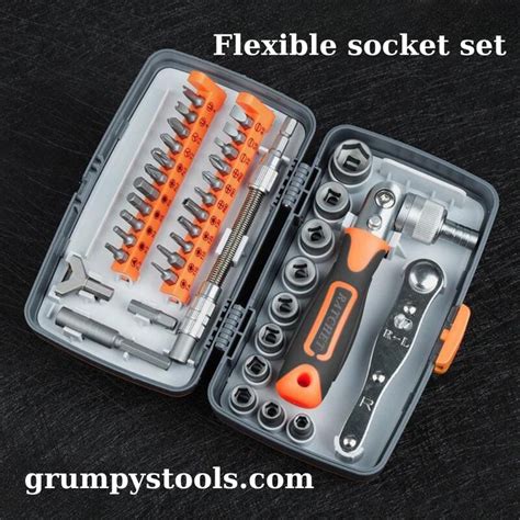 For The Hard To Reach Spots Get A Flexible Socket Set Today Socketset Tools Handtools