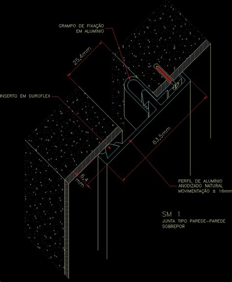 Expansion Joints Dwg Detail For Autocad • Designs Cad