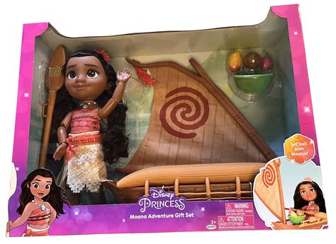 Disney Princess Sailing Adventure T Set Moana And Canoe