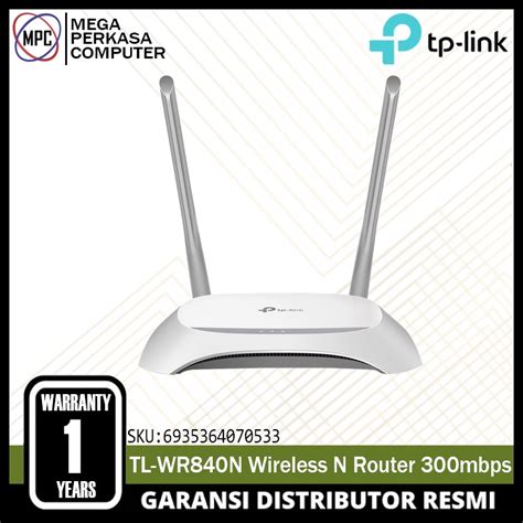 Jual TP LINK TPLINK Best Seller TL WR840N 300Mbps Wireless N Router WIFI Shopee Indonesia