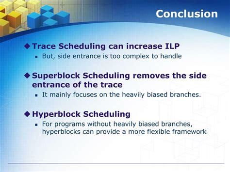 ppt trace scheduling superblock scheduling and hyperblock
