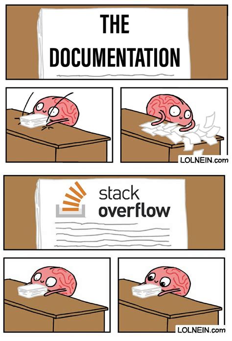 why would anyone read the docs r programmerhumor