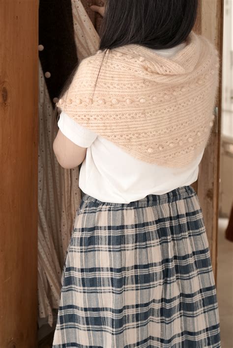 대바늘 숄 도안 스윗 스트라이프 숄