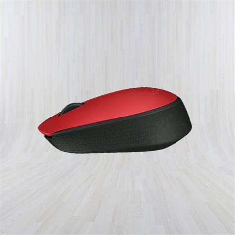 Logitech M Wireless Mouse Red