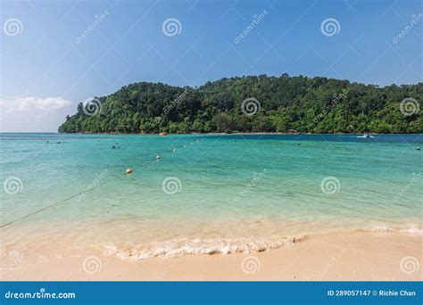 Scenery Of Sapi Island At Tunku Abdul Rahman National Park In Sabah Malaysia Stock Image