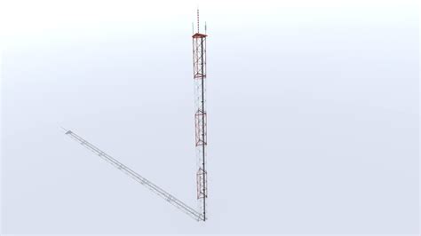 Modular Antenna 3d Model By 32cm