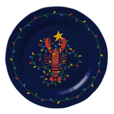Lobster Lights Dinner Plate Kate Nelligan