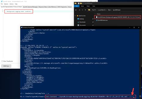 Windows 10 Mdm Client Activity Monitoring With Syncml Viewer Modern It Cloud Workplace