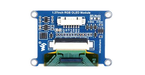 127inch Rgb Oled Display Module 128×96 Resolution 262k Colors Spi