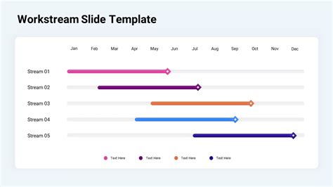 Workstream Slide Template Slidebazaar