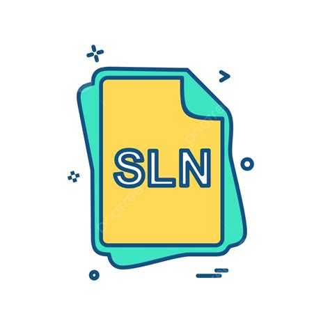 File Types Vector Art Png Sln File Type Icon Design Vector Software Word Computer Png Image