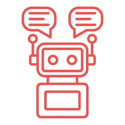 Ícone Do Chatbot Vetor Premium