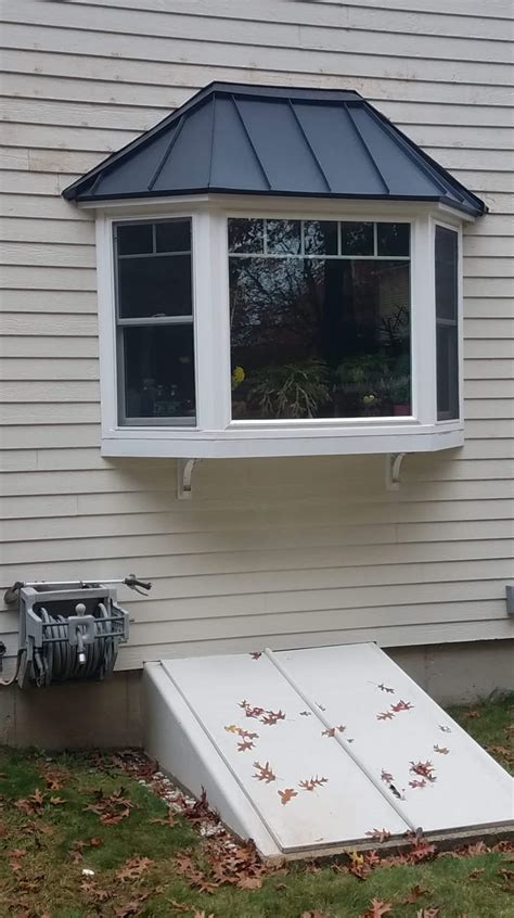Metal Roof Over Bay Window Steel And Glass Bay Window Matt Robinson