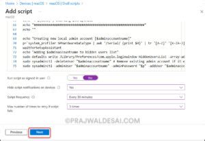 Create A Local Admin Account On MacOS Using Intune