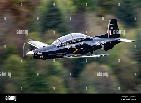 An Aerial Shot Of A Low Flying Aircraft Raf Training In Mach Loop