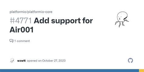 Add Support For Air001 · Issue 4771 · Platformioplatformio Core · Github