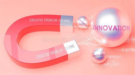 creative problem solving that attracts innovation stock illustration illustration of