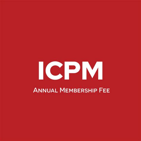 Icpm Annual Membership Icpm