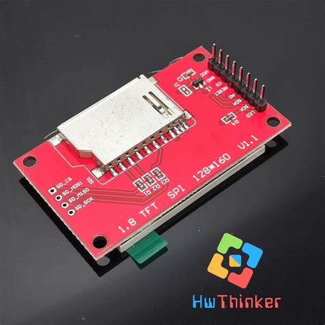 Jual Modul LCD TFT SPI Display 1 8 Inch Color 128x160 ST7735S SDCard Slot Shopee Indonesia