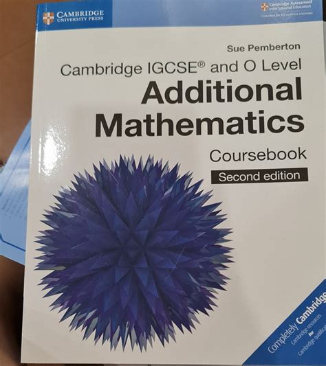 Igcse Additional Mathematics Coursebook Hobbies And Toys Books And Magazines Textbooks On Carousell