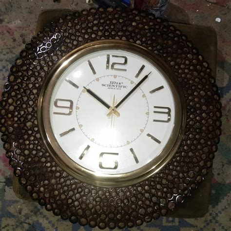 Round Wooden Wall Watch Wall Clock 15 Inch For Daily At Rs 700 In