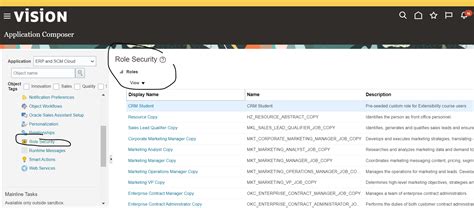 How To Add New Fusion Roles In Application Composer I Dont See An Option To Create New — Cloud