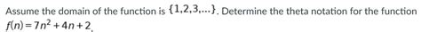 Solved Assume The Domain Of The Function Is 123