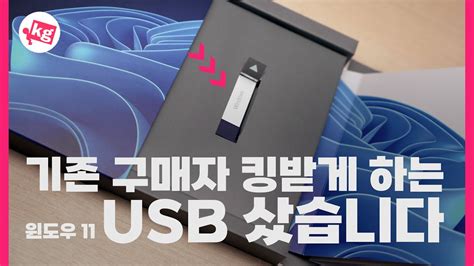 기존 구매자 킹받게 하는 윈도우 11 Usb 샀습니다 Youtube