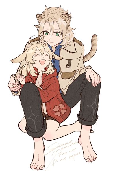 Klee And Albedo Genshin Impact Drawn By Sakanomachico Danbooru