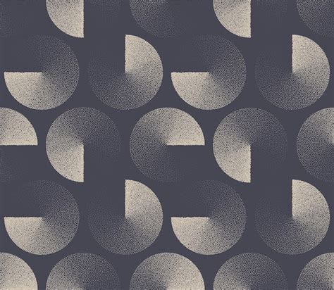 Premium Vector Twirled Circles Seamless Pattern Vector Dotwork Contemporary Abstract Background