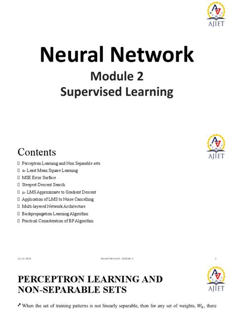 Neural Network Module 2 Notes Pdf Artificial Neural Network Theoretical Computer Science