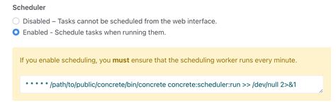 Advanced Task Scheduling Concrete Cms