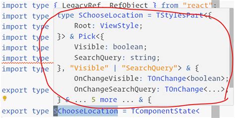 Is There A Way To Make The Intellisense Lsp Show A Flattened Version Of A Type Definition