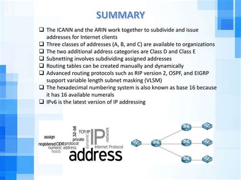 Ip Addressing And Subnetting Ppt Pptx Computer Networking Computing