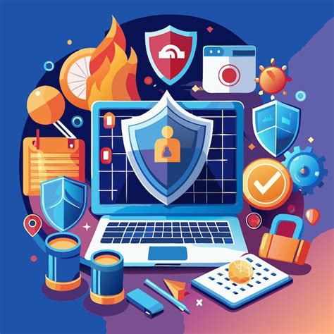 Cybersecurity Vector Illustrations Premium Ai Generated Vector