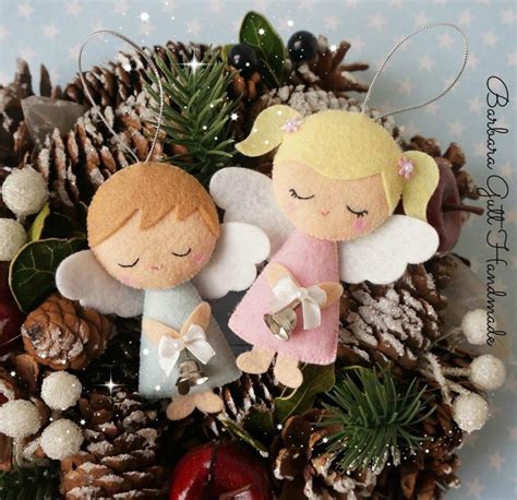 Ялинкові прикраси з фетру Викрійки Ідеї декору