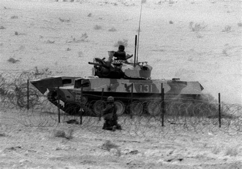 An Opposing Forces Opfor M 551 Sheridan Light Tank Visually Modified To Resemble A Soviet Bmp