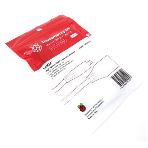 Raspberry Pi Micro Hdmi To Hdmi Adapter Cable The Pi Hut