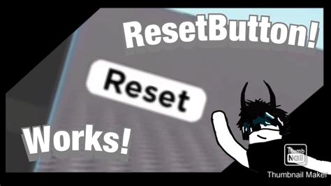 How To Make A RESET BUTTON On Roblox Studio YouTube