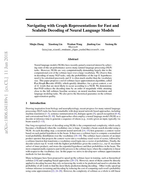 Navigating With Graph Representations For Fast And Scalable Decoding Of